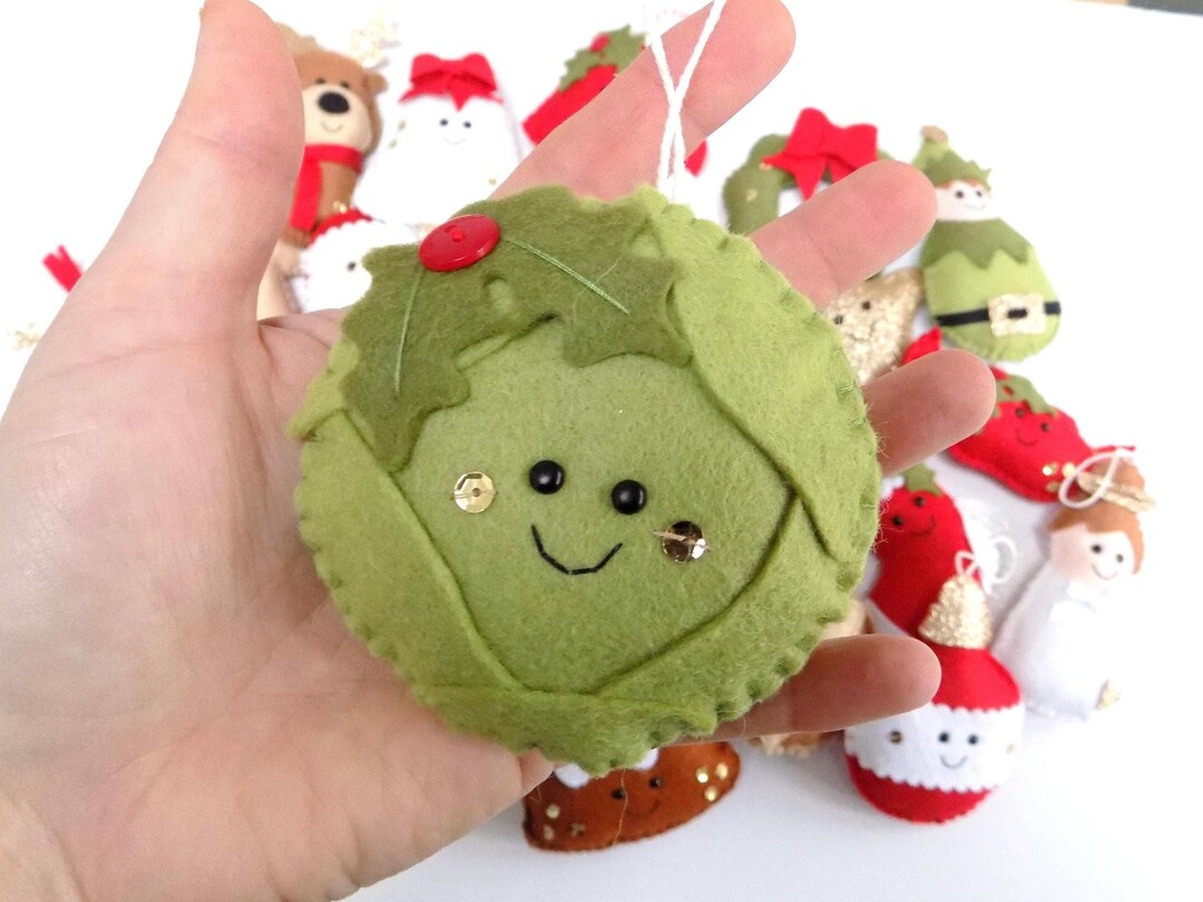 PDF Pattern to Make Felt Happy Christmas Sprout. Kawaii. Christmas ...