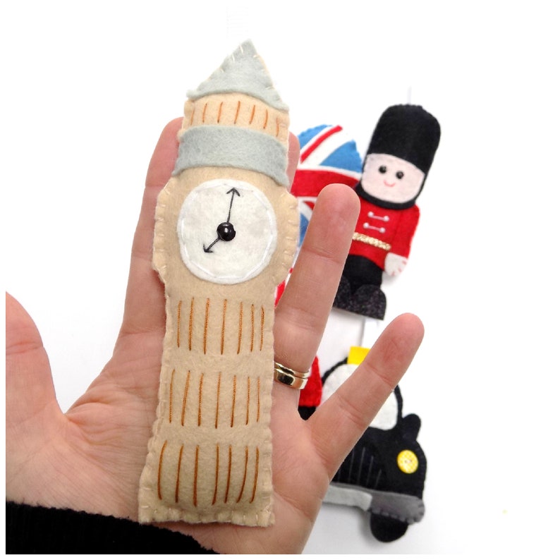 PDF Pattern to Make London Themed Decorations. Felt Sewing - Etsy