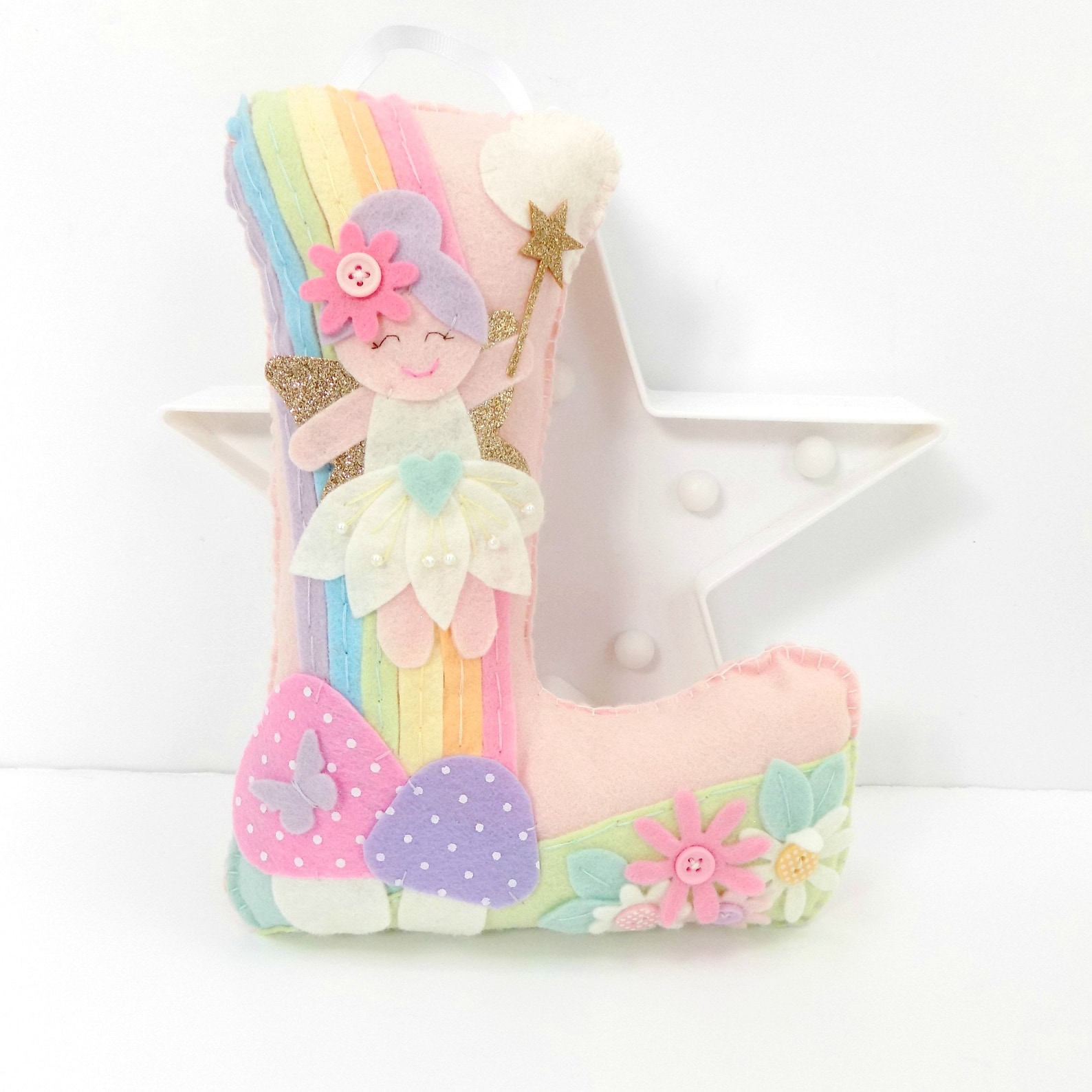 Large Felt Initial. Personalised Letter. 23cm Felt Letter. - Etsy