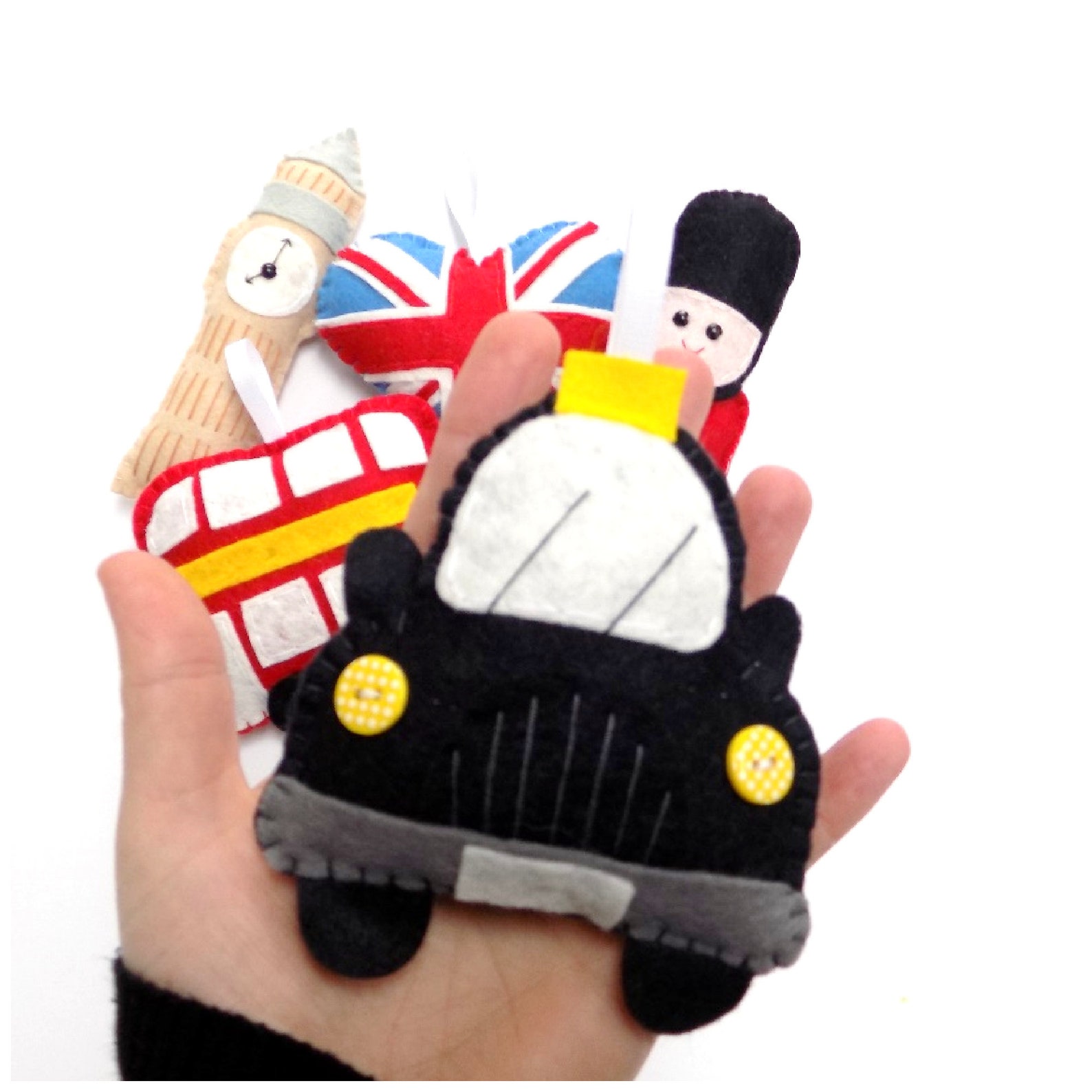 PDF Pattern to Make London Themed Decorations. Felt Sewing - Etsy