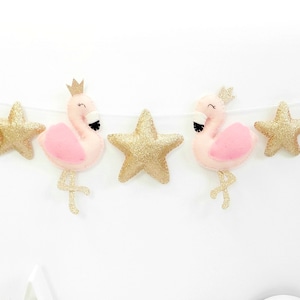 PDF Pattern to Make a Felt Flamingo Garland. Instant Download. Felt Kit ...