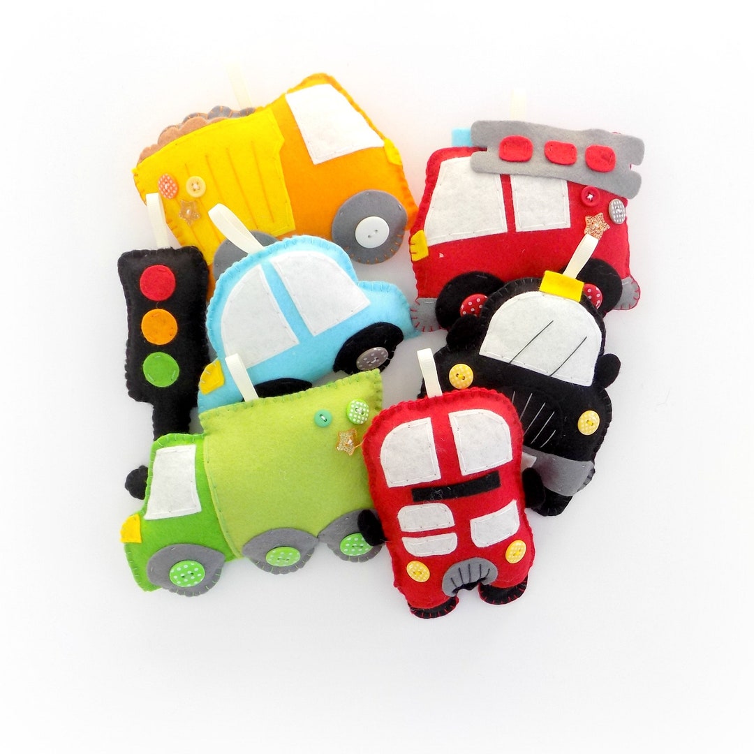 Sew Your Own Felt Traffic Garland. Felt Garland. Nursery Decor. Felt ...
