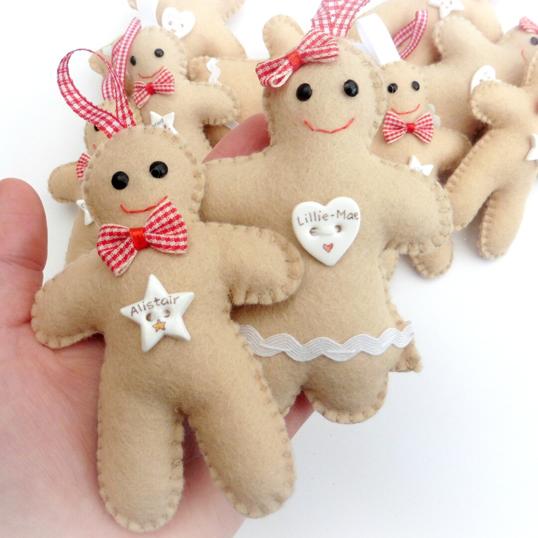 Felt Gingerbread Decorations. Felt Decoration. Christmas Decoration ...