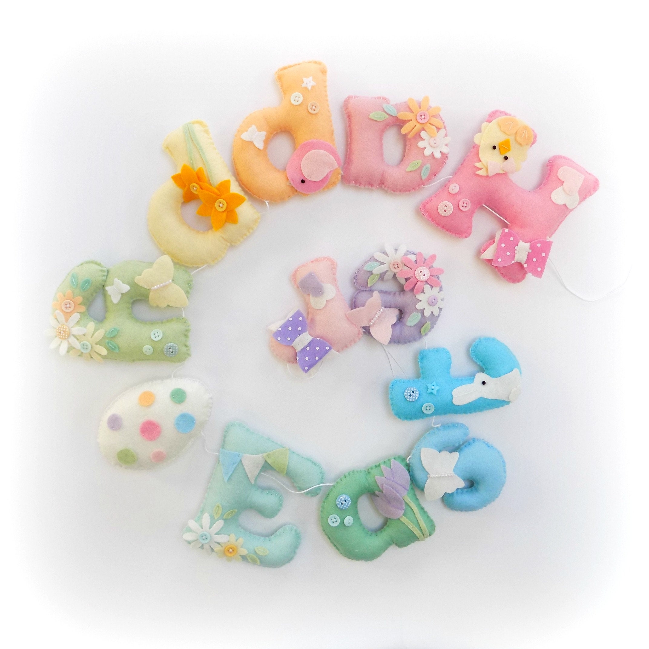 PDF Pattern to Make a Happy Easter Banner. Digital Pattern. | Etsy