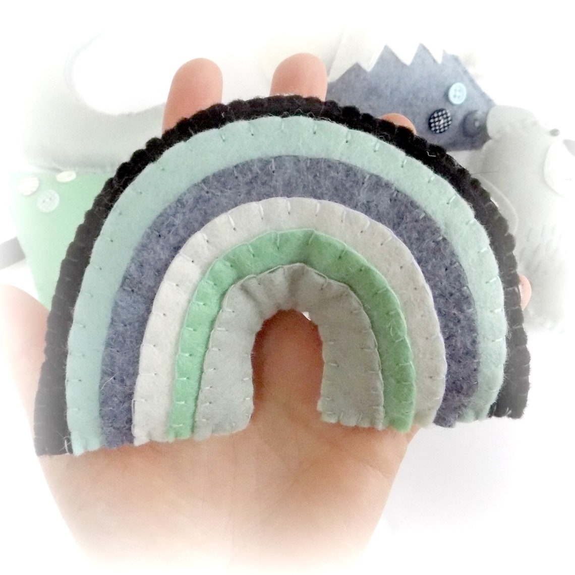 PDF Pattern and Instructions. Instant Download. Felt Decor. Bear and ...