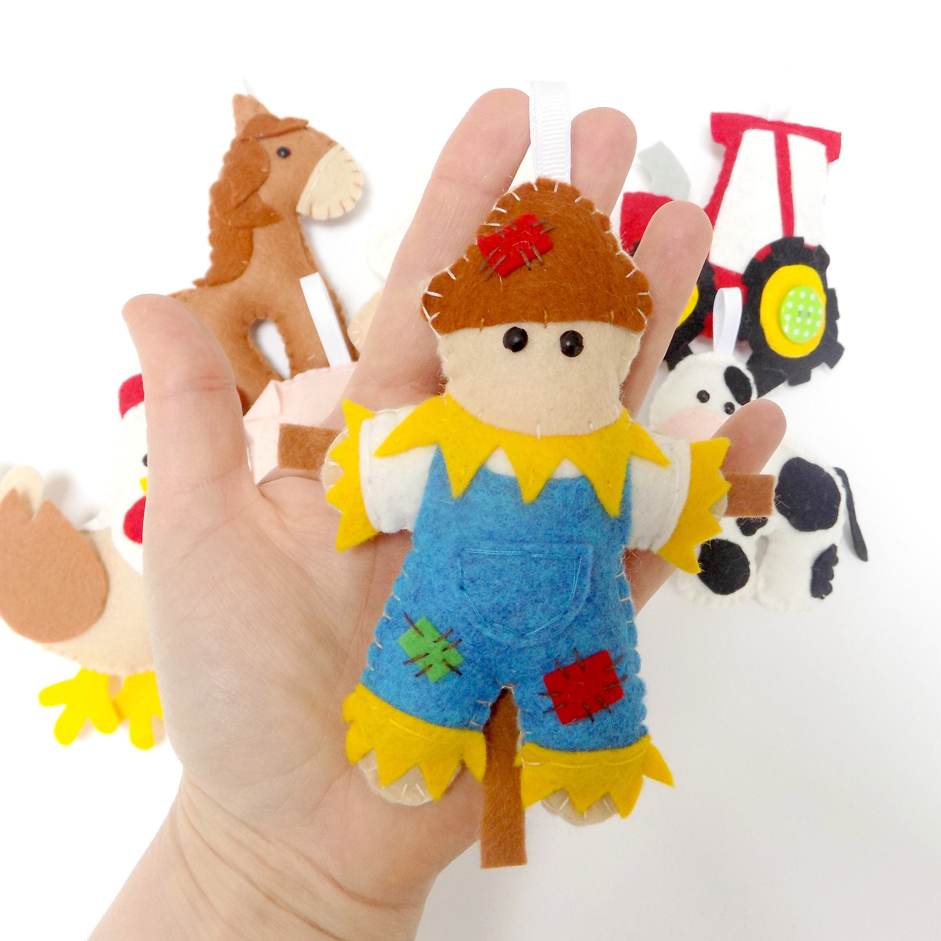 PDF Instructions Farm Garland. Pattern. Digital Pattern. Sewing Kit ...