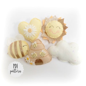 Felt Bee - Etsy