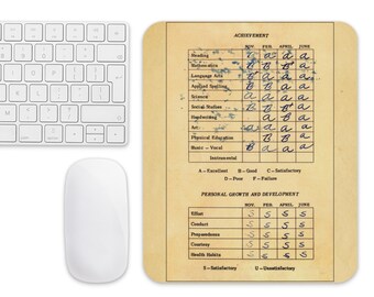 Vintage Report Card - Etsy