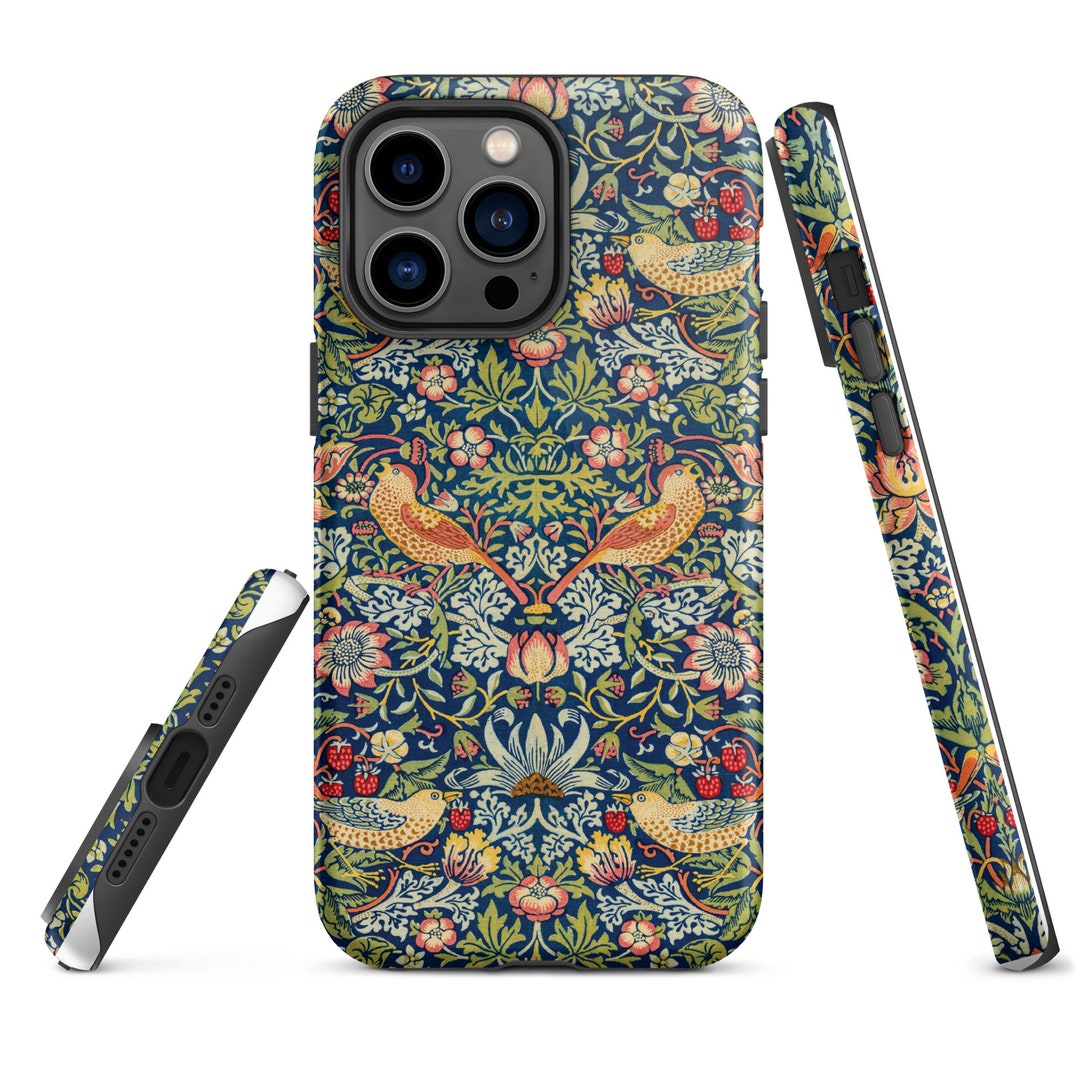 William Morris Strawberry Thief Tough Case for Iphone® Art Nouveau ...