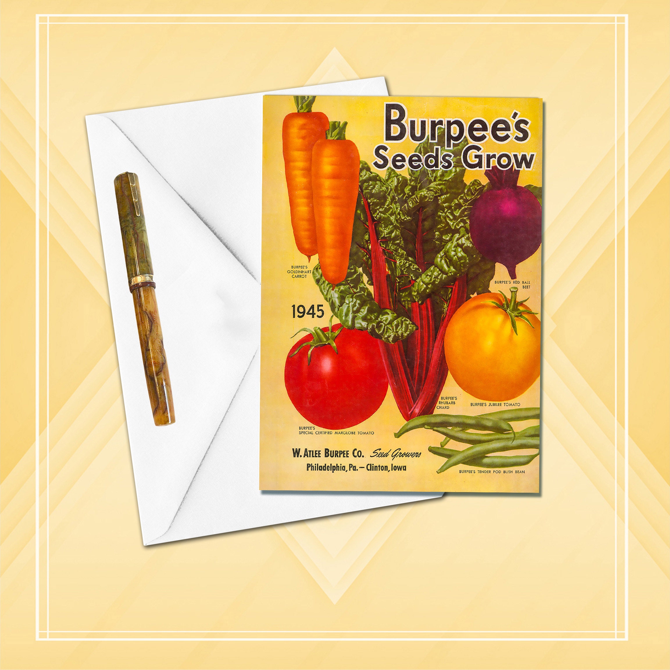 Burpee Seed Catalog 1945 Vintage Farmhouse Country Rural Printable ...