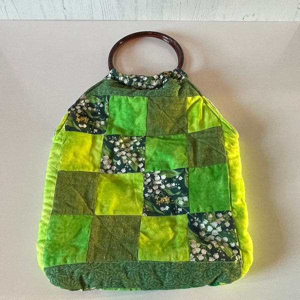 Patchwork Handbag - Etsy