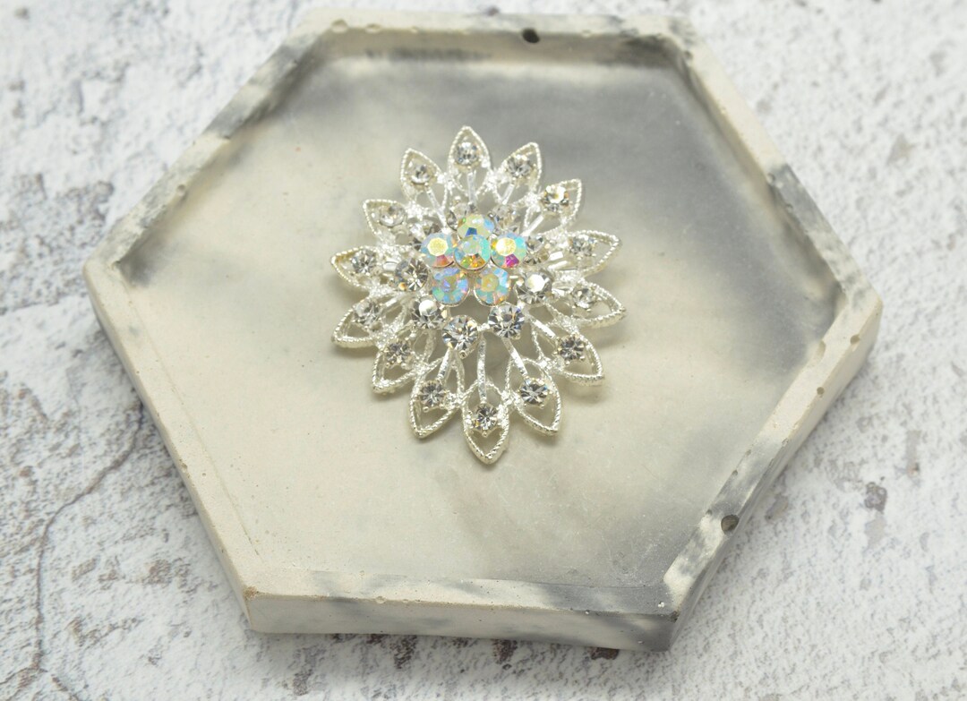Vintage Light AB Stern Geplatzte Brosche - Etsy Österreich