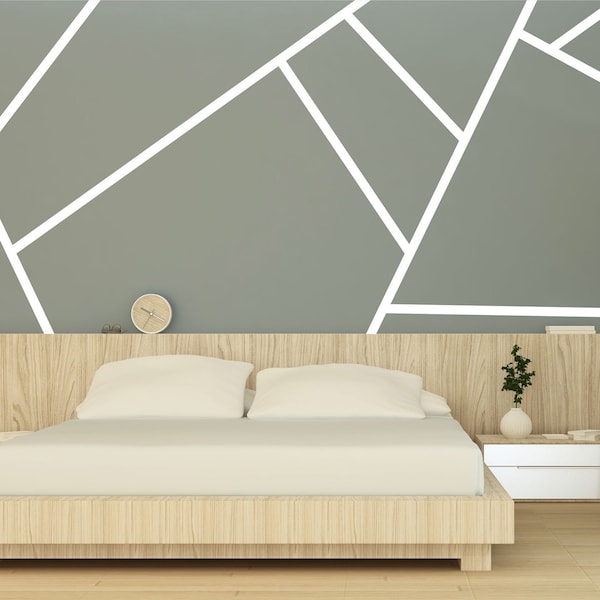Geometric Wall Decal - Etsy