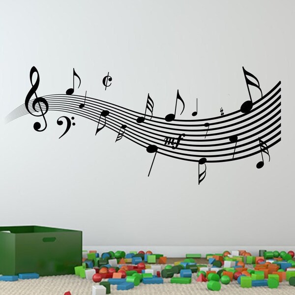 Music Wall Decal - Etsy