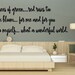 What A Wonderful World Vinyl Wall Decal, Louis Armstrong Quote Stickers ...