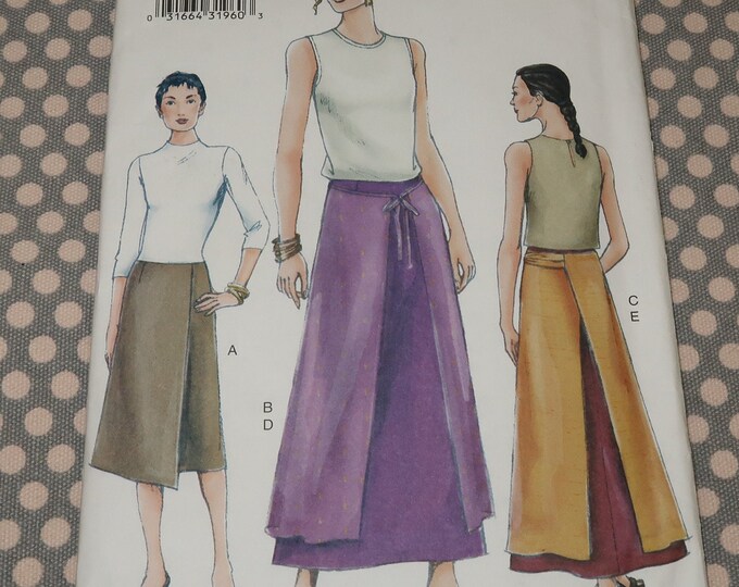 Uncut 14-18 Vogue 7303 Misses Skirt and Overskirt Pattern - Etsy