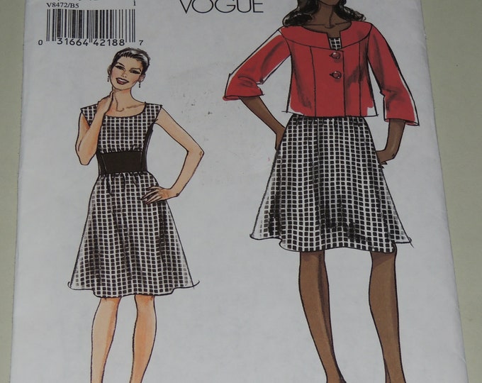 Uncut 8-16 Very Easy Vogue 8472 - Etsy