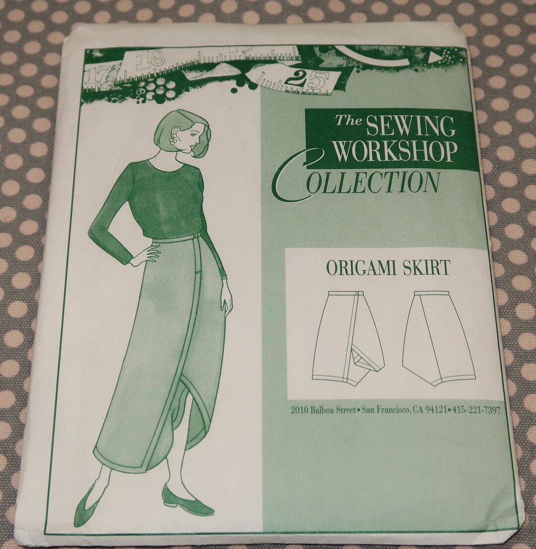 Uncut 8-18 the Sewing Workshop Collection ORIGAMI SKIRT Pattern - Etsy