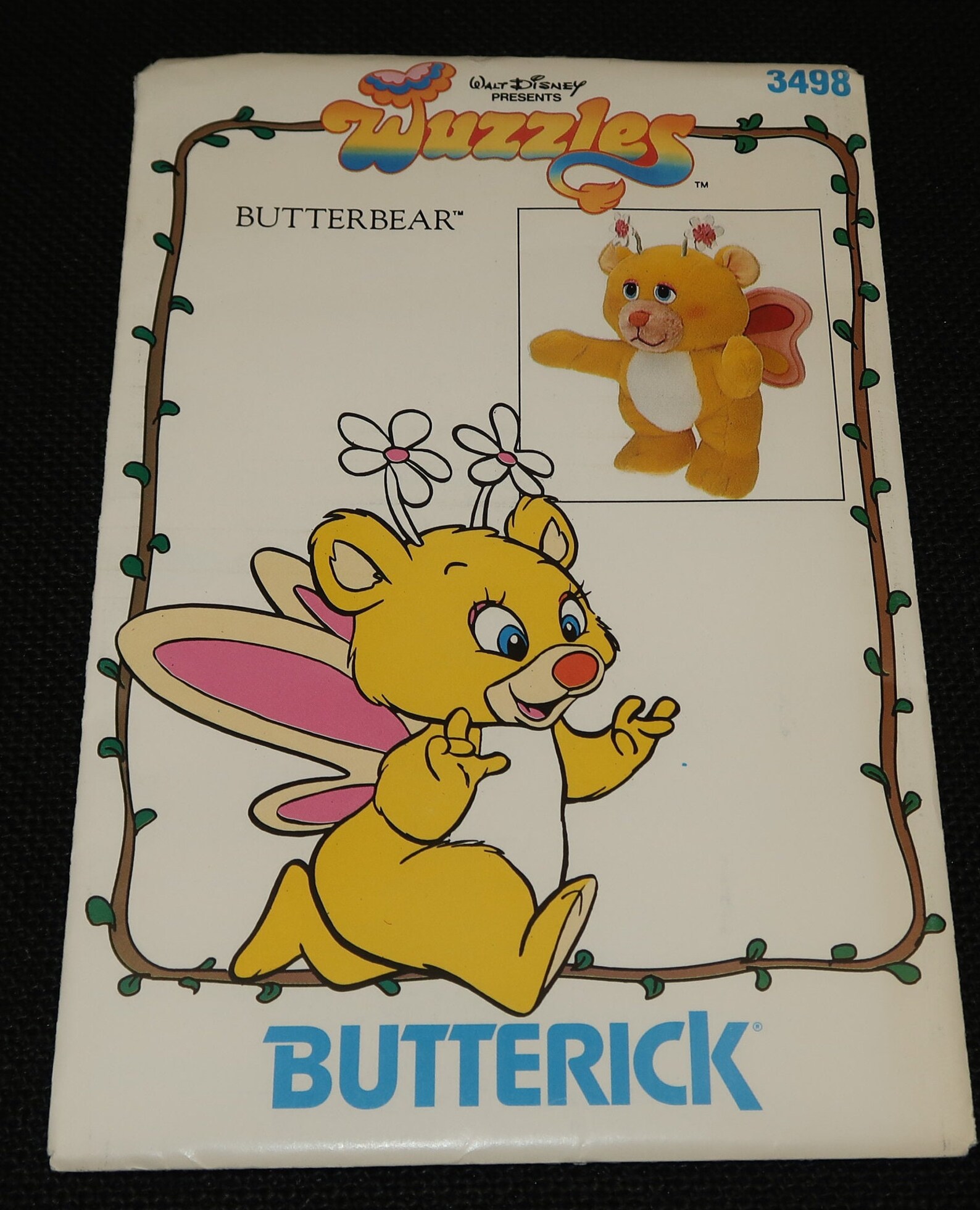 Uncut Wuzzles, "butterbear" Butterick 3498 Pattern - Etsy
