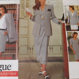 Uncut 6-8-10 Vogue 1166 Tamotsu Career Wardrobe Pattern - Etsy