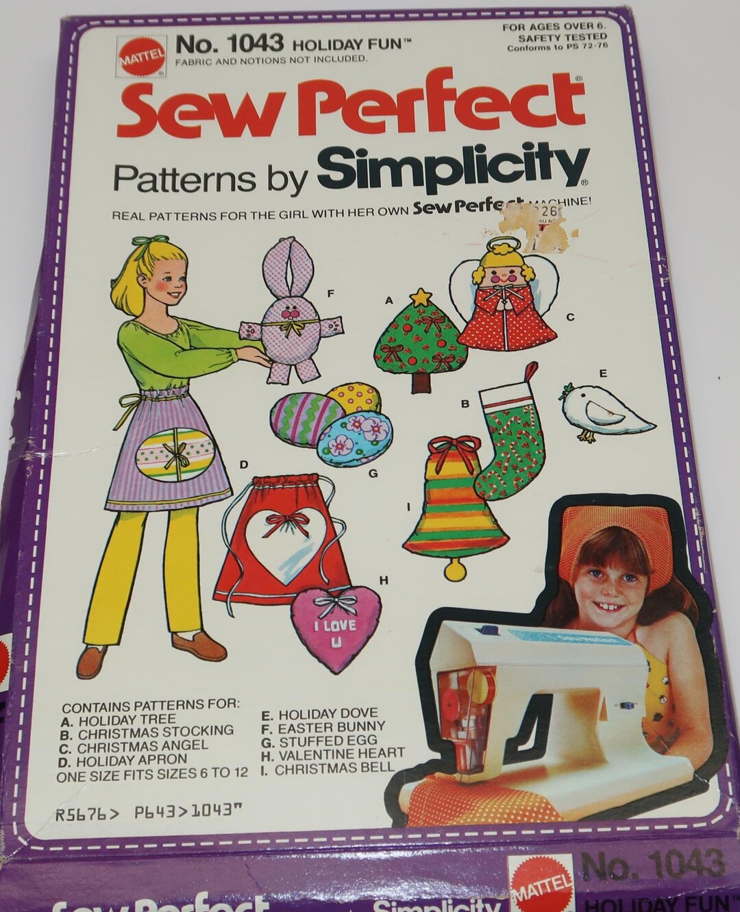 1978 Mattel Sew Perfect Pattern: Holiday Fun, Uncut - Etsy