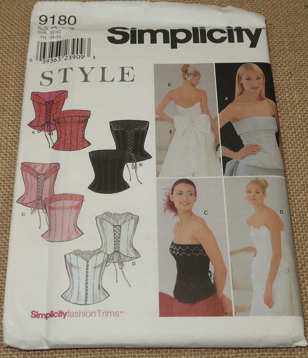 Uncut 6-16 Simplicity 9180 Style Misses Top and Sash Pattern - Etsy