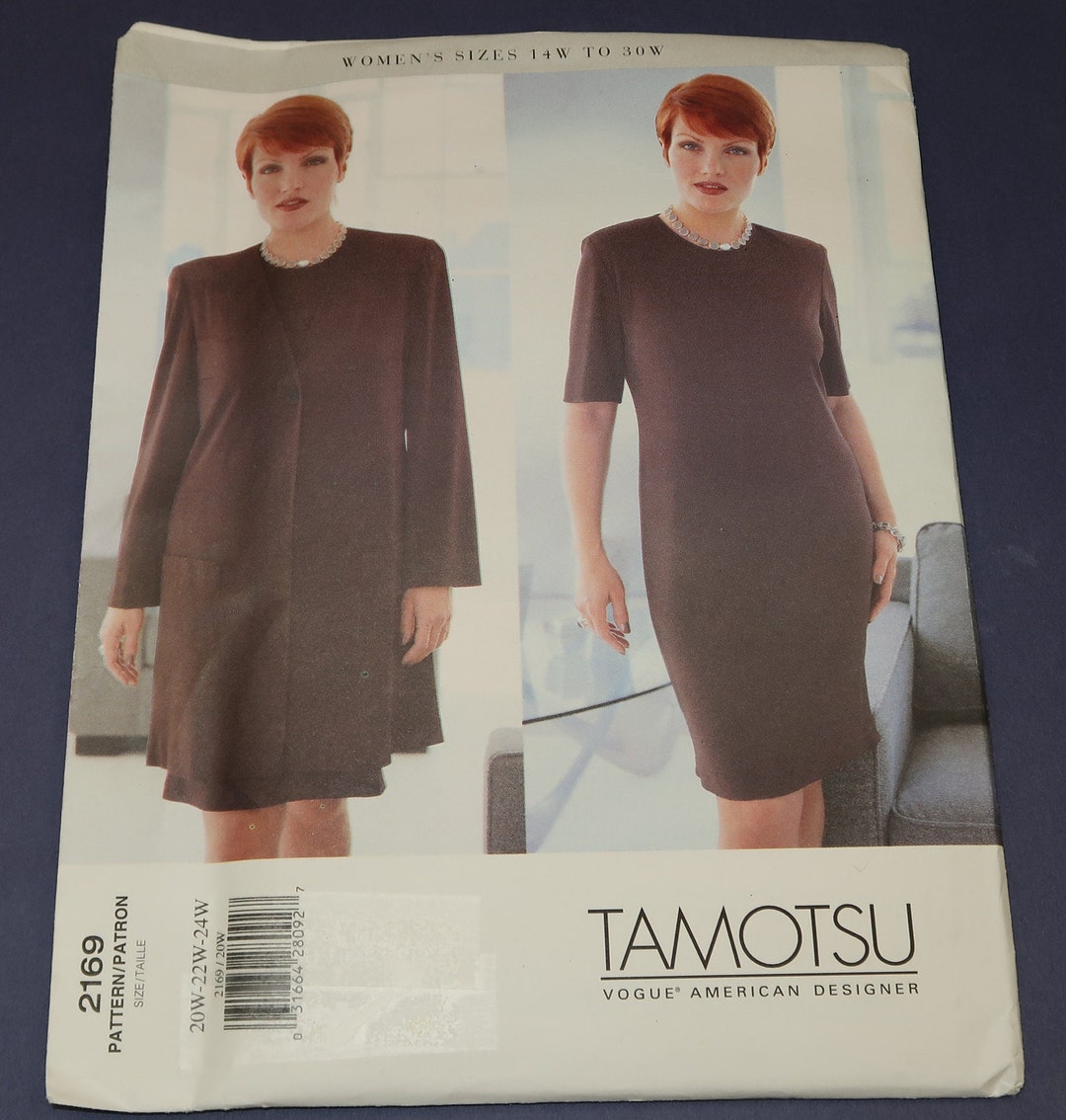 Uncut 14W-16W-18W Tamotsu Vogue American Designer 2169 Woman's/petite ...