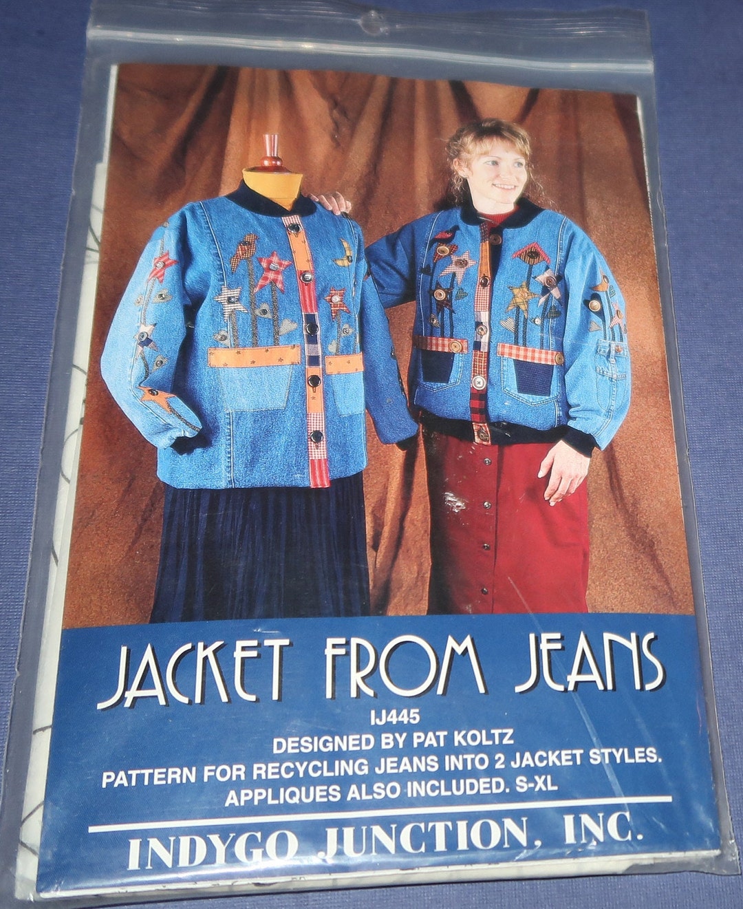 Uncut S-XL Indygo Junction, Jacket From Jeans Pattern - Etsy