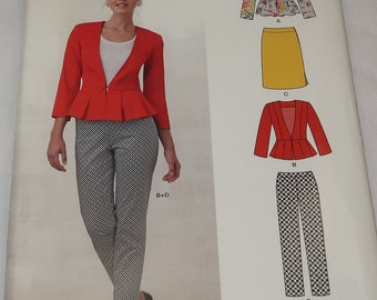 Uncut 8-18 NEW LOOK 6598 Blouse Pattern - Etsy