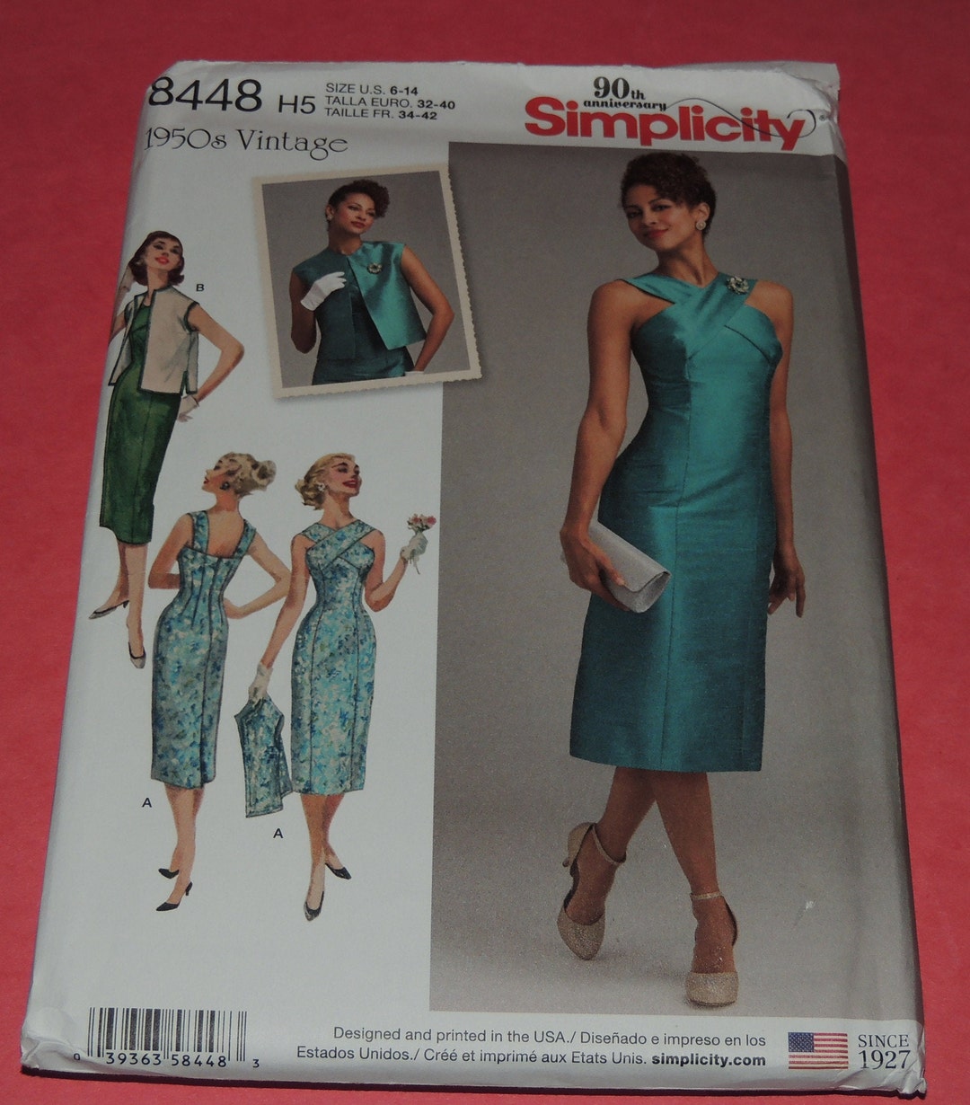 Uncut 6-148 Simplicity 8448, 1950s Vintage Dress Pattern - Etsy