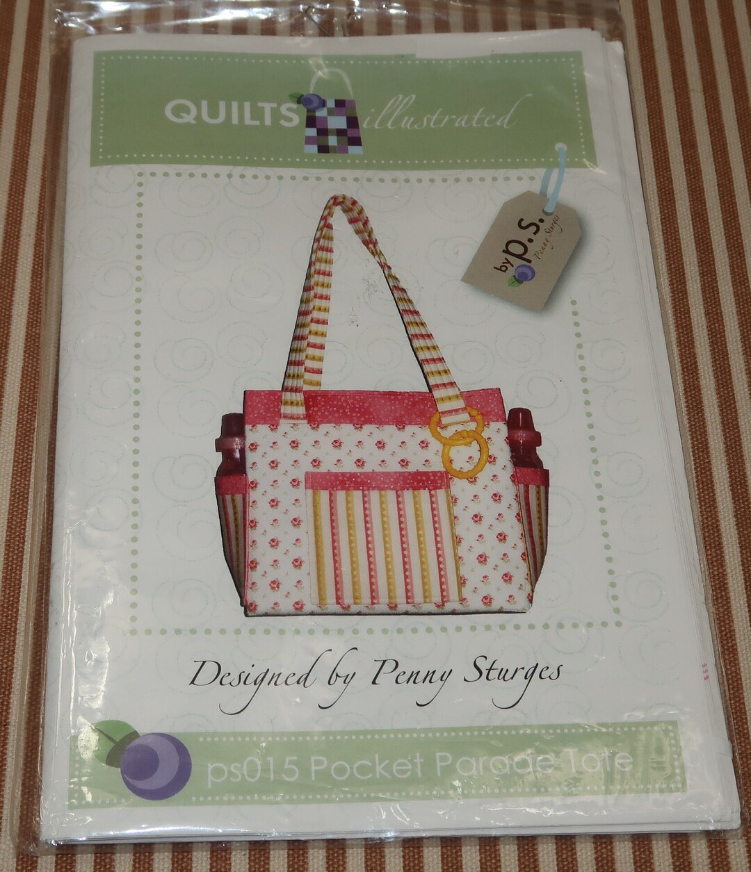 Uncut "pocket Parade Tote" Pattern, Designed by Penny Sturges - Etsy