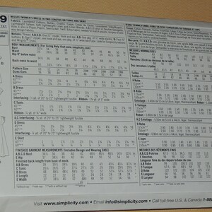 Uncut 20W-28W Dress, Blouse and Skirt Pattern, Simplicity 2249 - Etsy