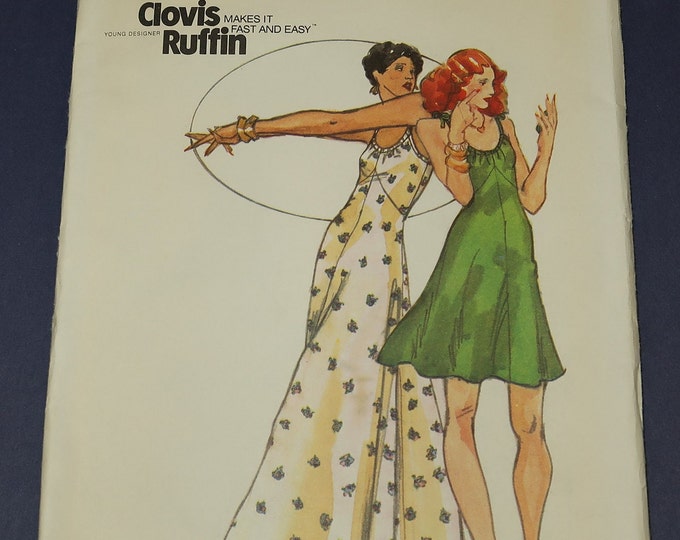 Uncut Size 6 Bust 30 1/2 Clovis Ruffin Butterick 3605 Dress Pattern - Etsy