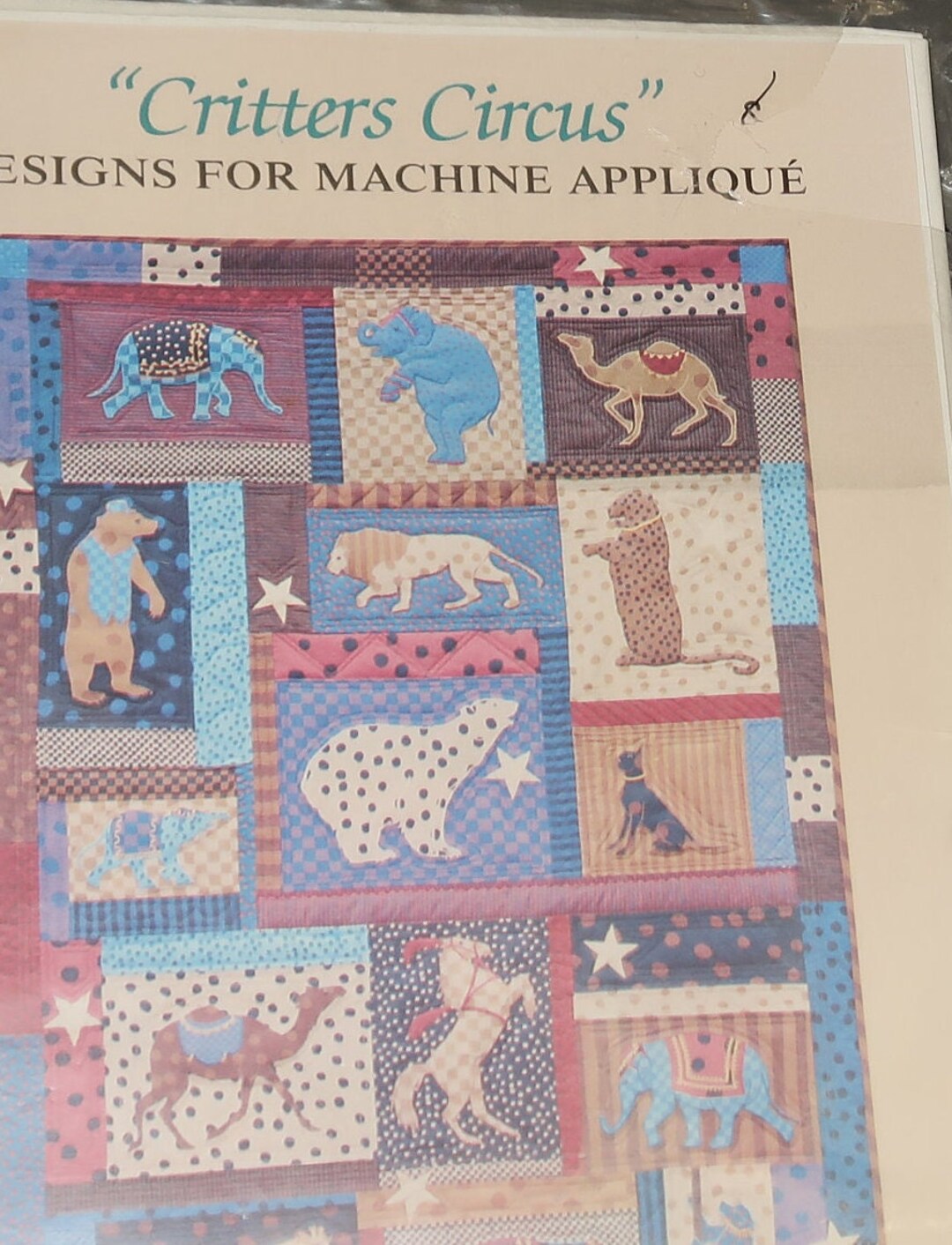 Uncut "critters Circus" Designs for Machine Applique by Debora ...
