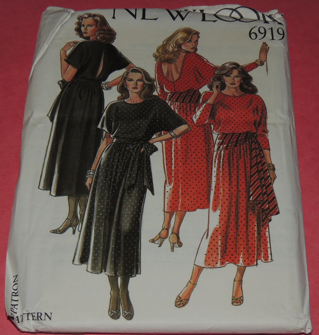 Uncut 8-18 New Look 6919 Dress Pattern - Etsy