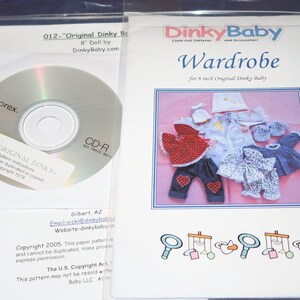 Uncut Dinky Baby and Dinky Baby Wardrobe Patterns - Etsy