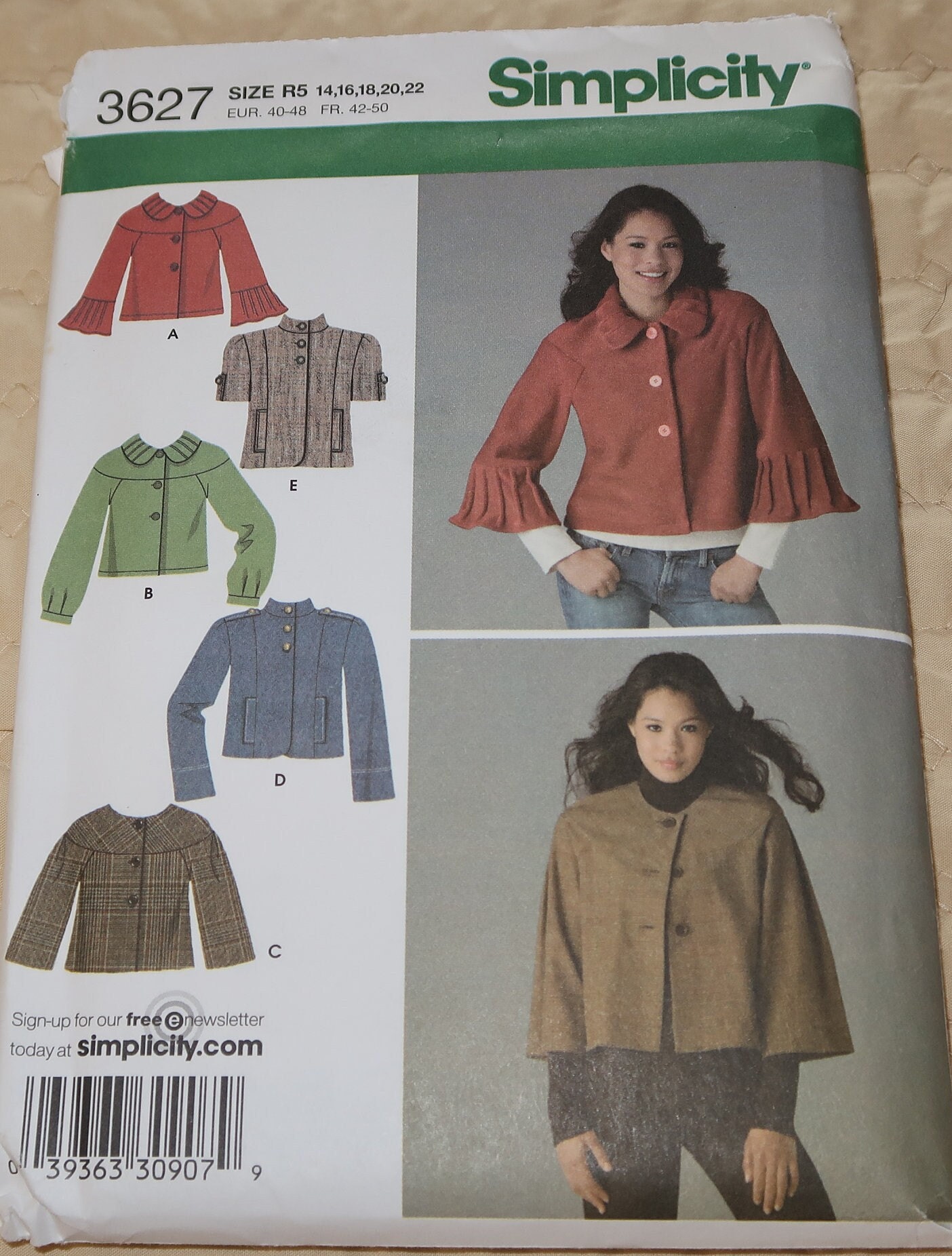 Simplicity Jacket Patterns For Women
