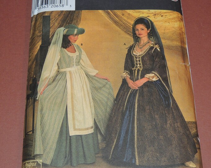 Uncut 10,12,14 Renaissance Fair Costume Simplicity 7756 - Etsy