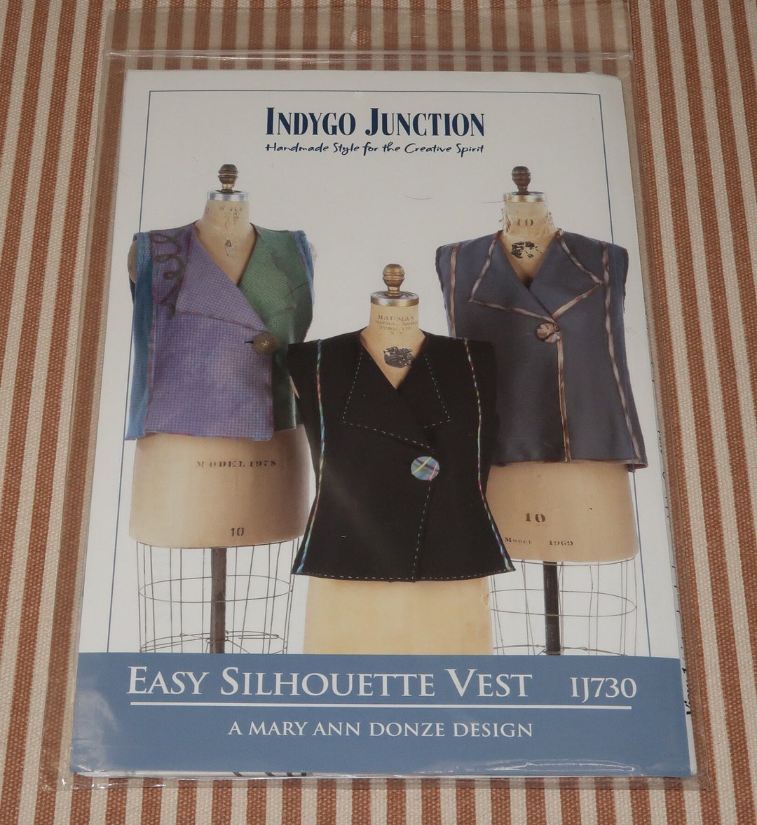 Uncut S-XXL Indygo Junction easy Silhouette Vest IJ730 Pattern - Etsy