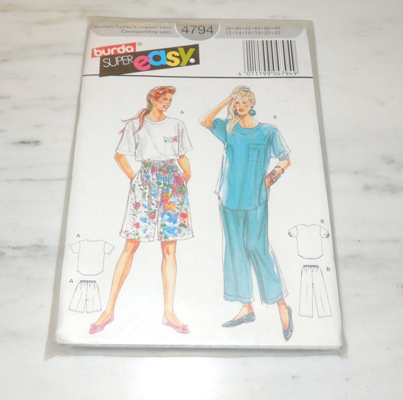 Craft Supplies & Tools 14 16 Easy Burda Super Easy Swimsuit And Cover ...