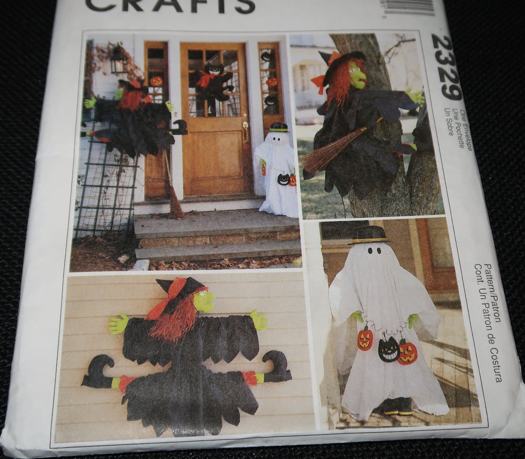 Uncut Mccalls Crafts 2329 HALLOWEEN Decorations Pattern - Etsy