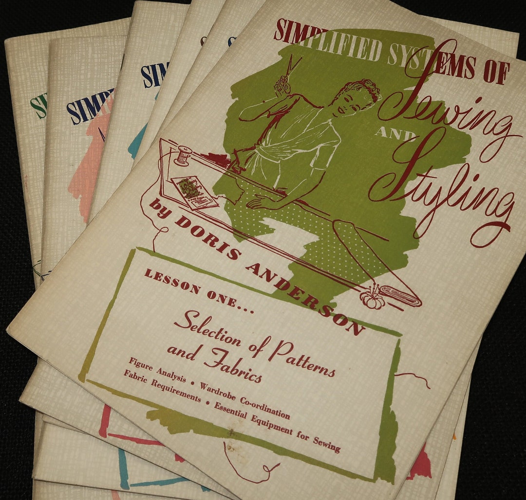 1946 Doris Anderson Lesson Books 1,2,3,4,5 and 10 Simplified Systems of ...