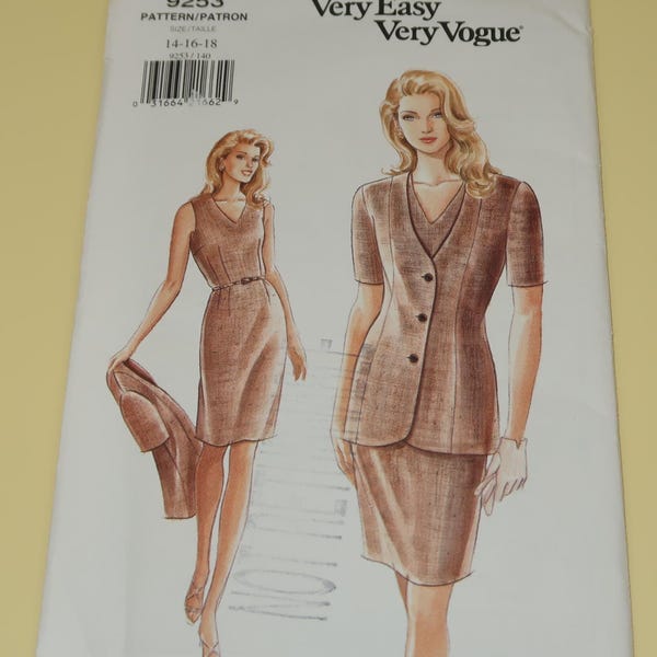 Vogue Pattern 9253 - Etsy