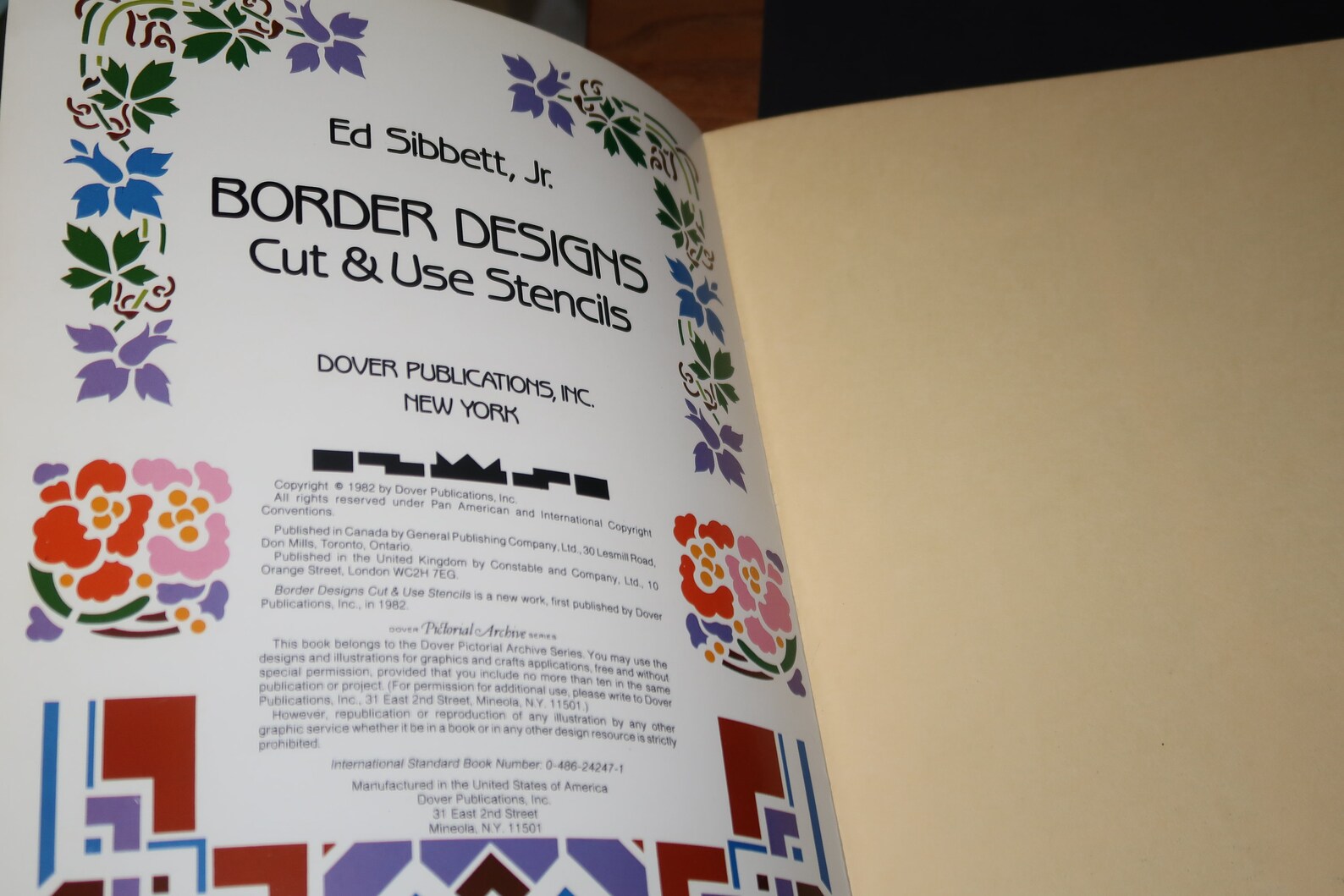 1982 Ed Sibbett Jr. BORDER DESIGNS Cut and Use Stencils 77 | Etsy