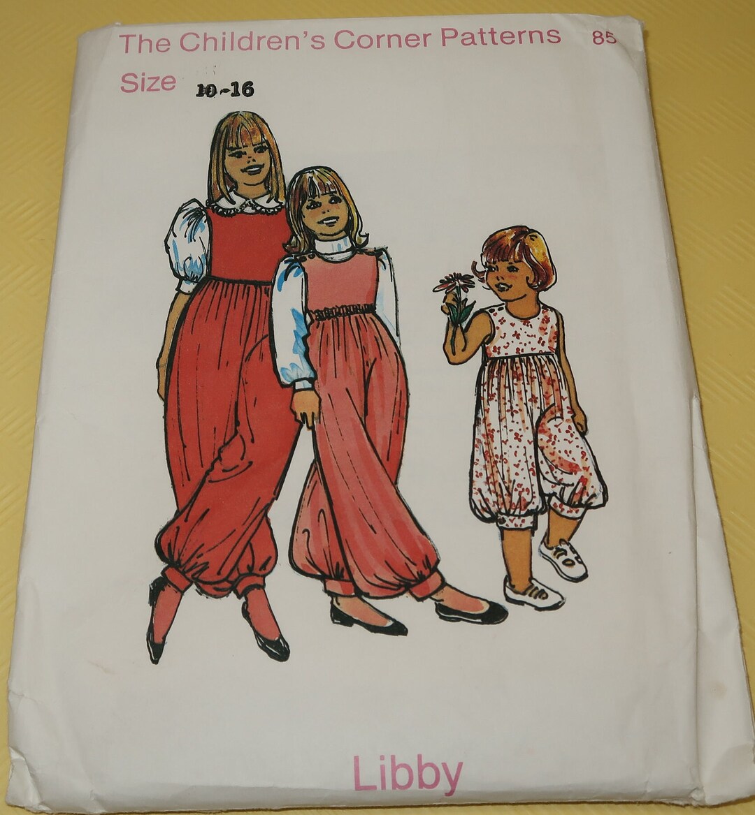 Uncut Girls 10-16 the Children's Corner Patterns Number 85 "libby" - Etsy