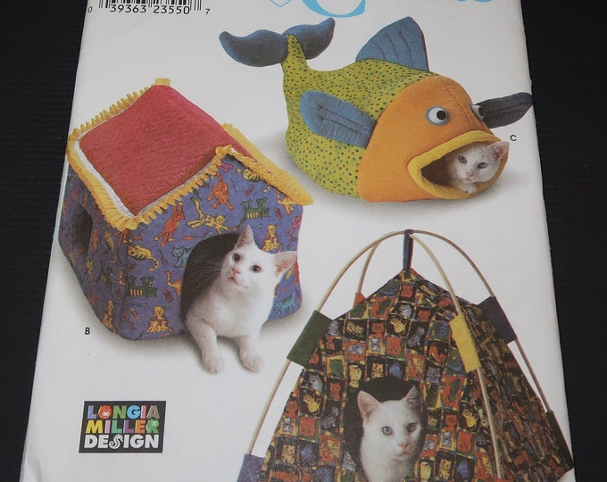 Uncut Simplicity Crafts 9004 Cat Beds Pattern - Etsy