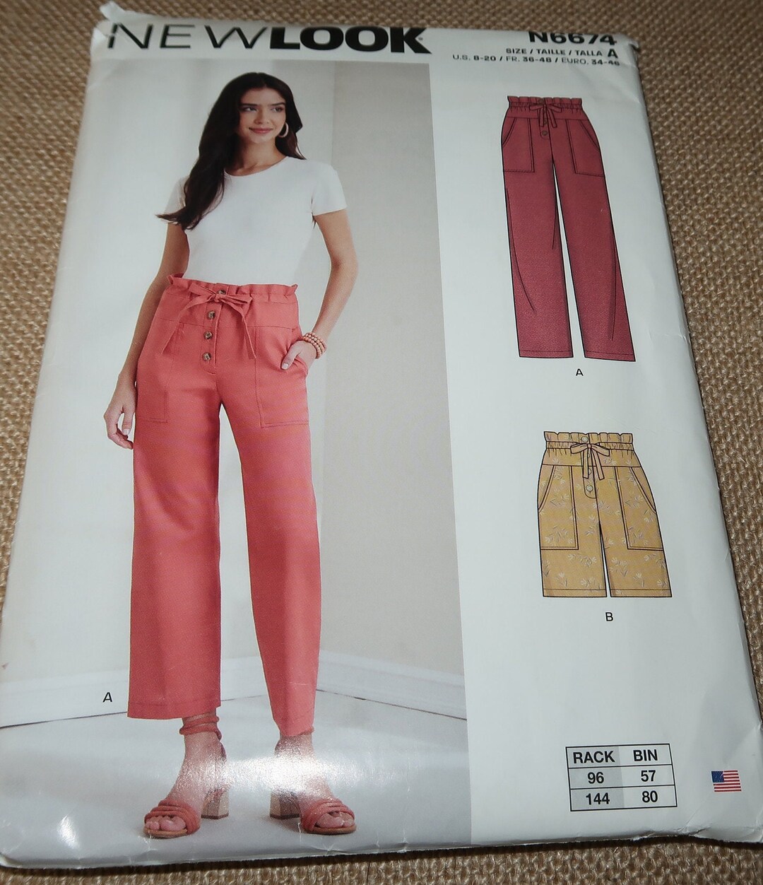 Uncut 8-20 New Look 6674 Pants or Shorts Pattern - Etsy