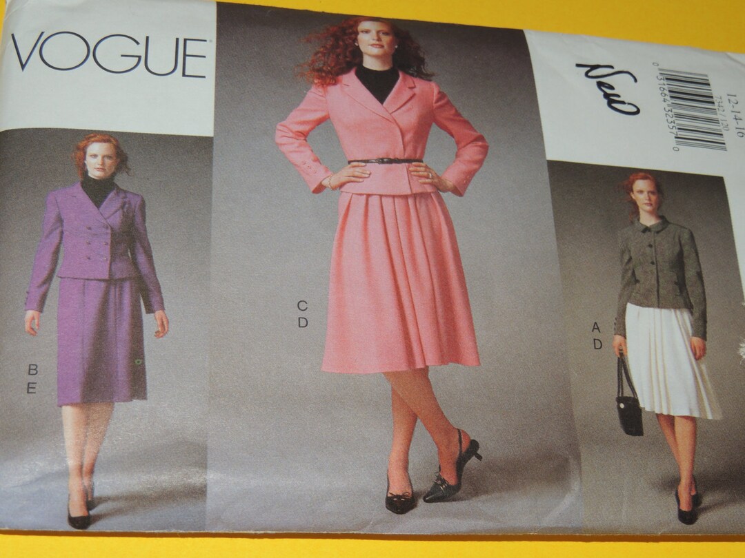 Vogue 7342 Sizes 12-14-16 Uncut - Etsy
