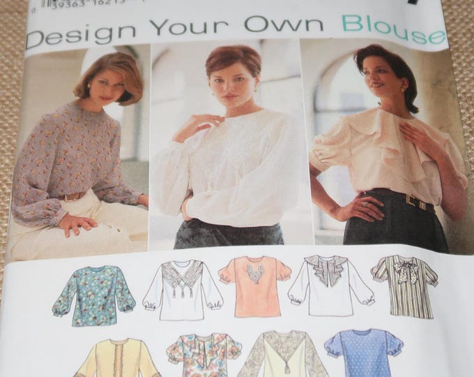 Uncut 18-20-22 Design Your Own Blouse Simplicity 9277 Pattern - Etsy