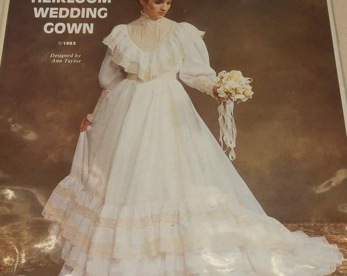 Uncut 6-14 Martha Pullen HEIRLOOM WEDDING GOWN, French Hand Sewn by ...